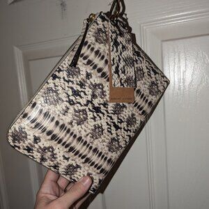 margot | Bags | Nwt Margot Adele Python Embossed Oversized Leather Tote Bag Plus Wristlet 56 ...